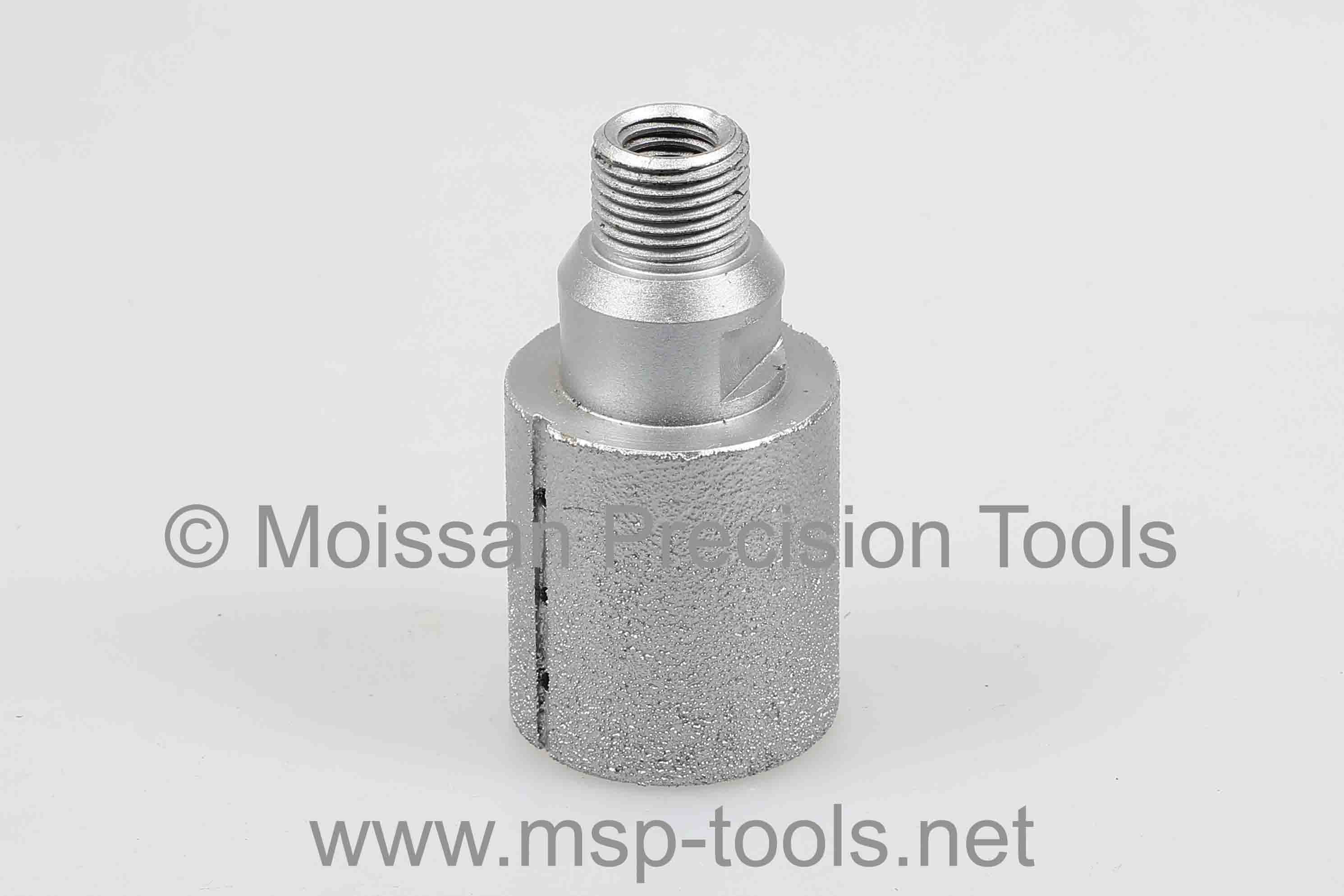 G1 2 M14 Thread Diamond Milling Bit Jiangyin Moissan Precision Tools Co
